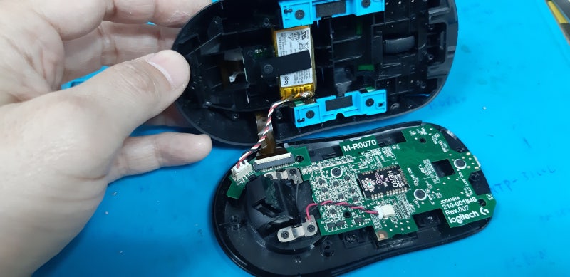 부산로지텍 마우스 사설수리점 Logitech G Pro 로지텍 지프로 마우스 좌우클릭 및 앞으로가기 뒤로가기 버튼 고장