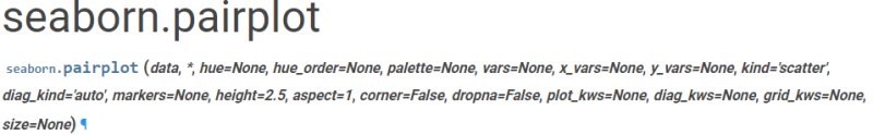 Python - 변수간 관계 확인, sns.pairplot : 네이버 블로그