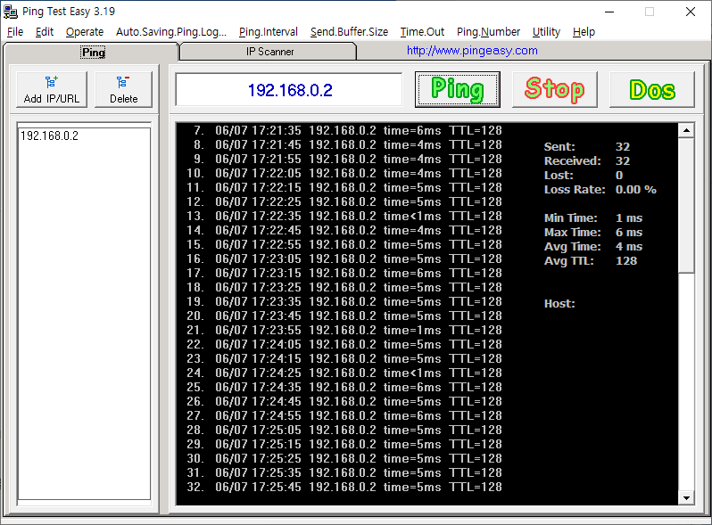 Ping Test Easy : 네이버 블로그