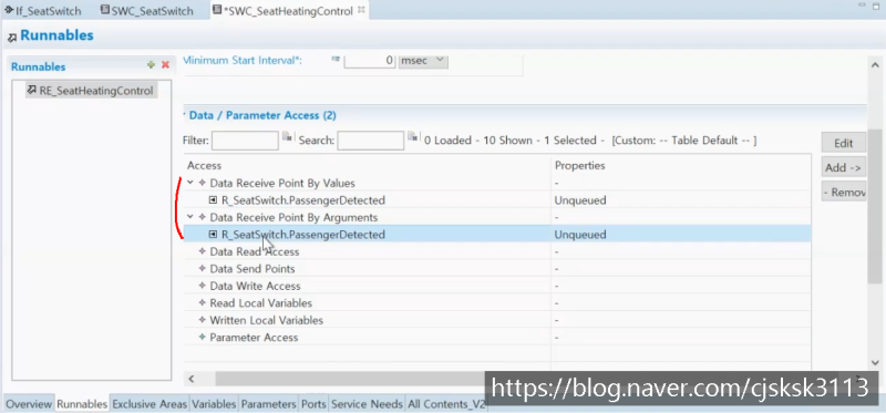 Mobilgene 실습 3 : SWC에 Sender-Receiver Interface, Port, Event, Access ...