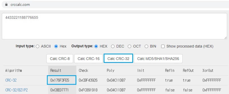 [Embedded] STM32 CRC module 정리 : 네이버 블로그