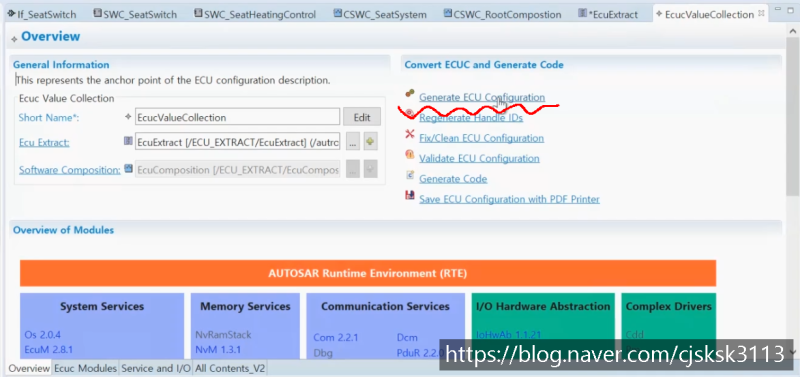 Mobilgene 실습 3 : SWC에 Sender-Receiver Interface, Port, Event, Access ...