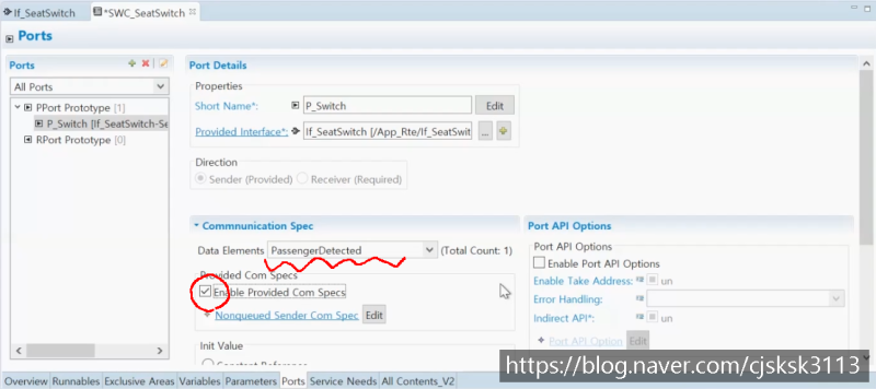 Mobilgene 실습 3 : SWC에 Sender-Receiver Interface, Port, Event, Access ...