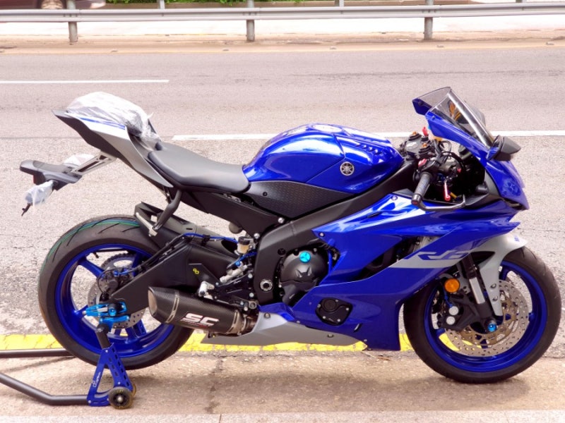 [R6] 2021 야마하 R7 발표와 함께 R6 마지막 물량 입고되었습니다. YZF-R6 신차 출고 : 네이버 블로그