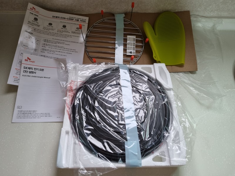 [내돈내산] SK 매직 복합 광파오븐 레인지 EON-C200F (전자레인지+오븐+에어프라이어) : 네이버 블로그