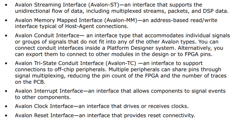 Intel FPGA의 버스 스펙 Avalon : 네이버 블로그