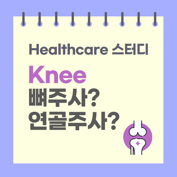Healthcare Infoknee 무릎 뼈주사 연골주사 차이 네이버 블로그