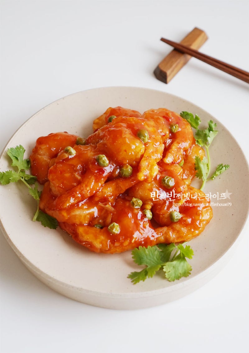 깐쇼새우 칠리 새우 만들기 소스 레시피 알면 집에서도 맛있게~ 네이버 블로그