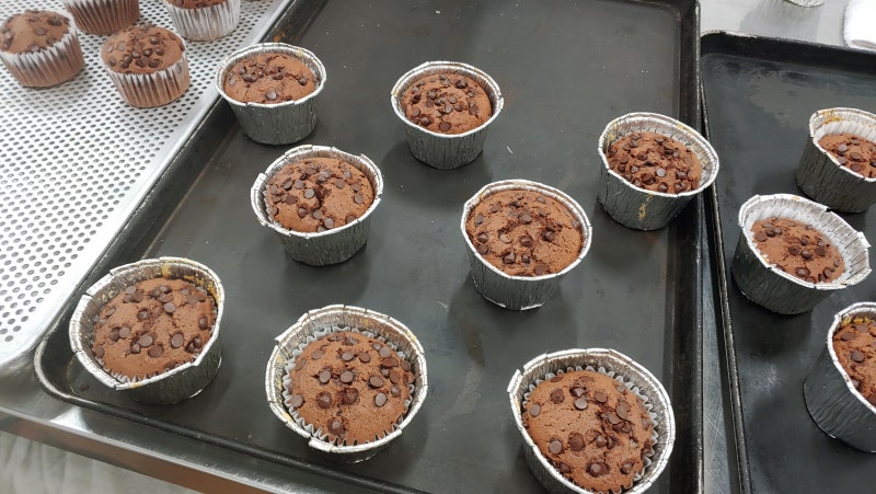 [제과제빵자격증] 11Day - 초코머핀(초코컵케이크) 만들기 : 네이버 블로그