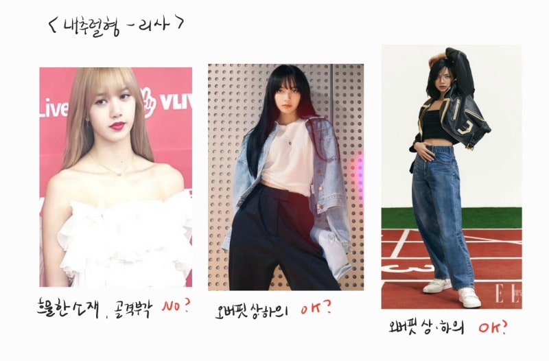 스트레이트 내추럴 타입 골격 큰 여자 코디 같이 알아가보는 팁 네이버 블로그