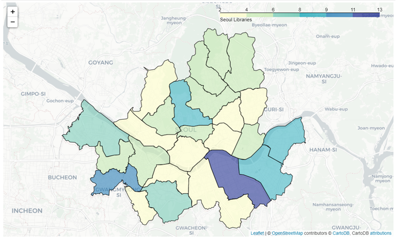 [Folium] Choropleth Map 시각화 : 네이버 블로그