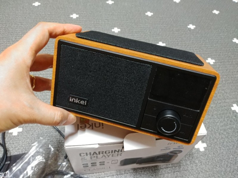 인켈(inkel) 무선충전 wireless 미니 오디오 라디오 실용적이면서 아날로그 감성 뿜뿜 인테리어 효과까지 : 네이버 블로그