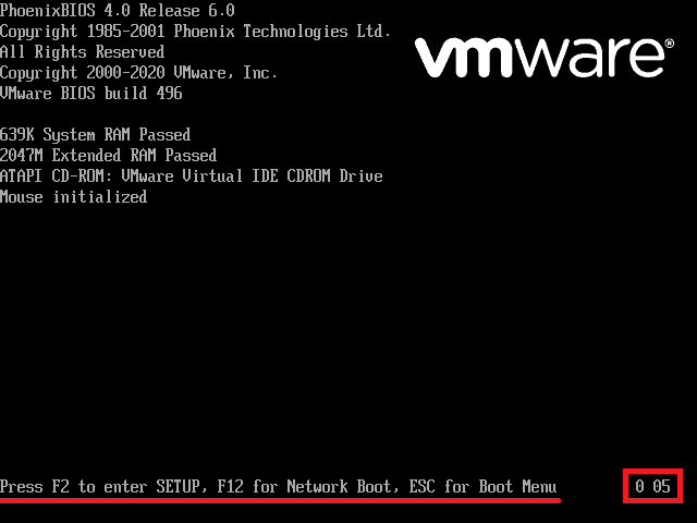 Vmware 바이오스(bios) 진입 부팅 시간 설정 : 네이버 블로그