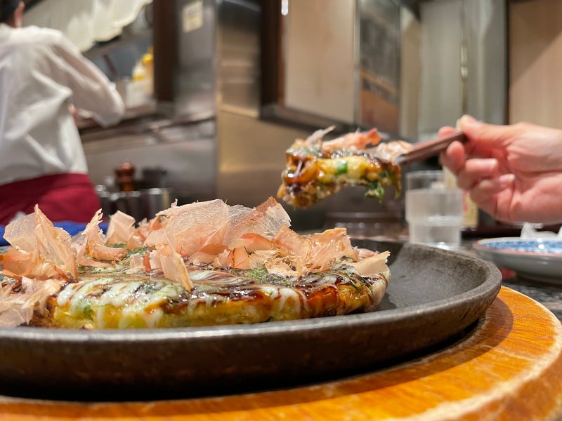 오사카 진짜 오코노미야끼 맛집 찐후기 치보 교바시점 네이버 블로그