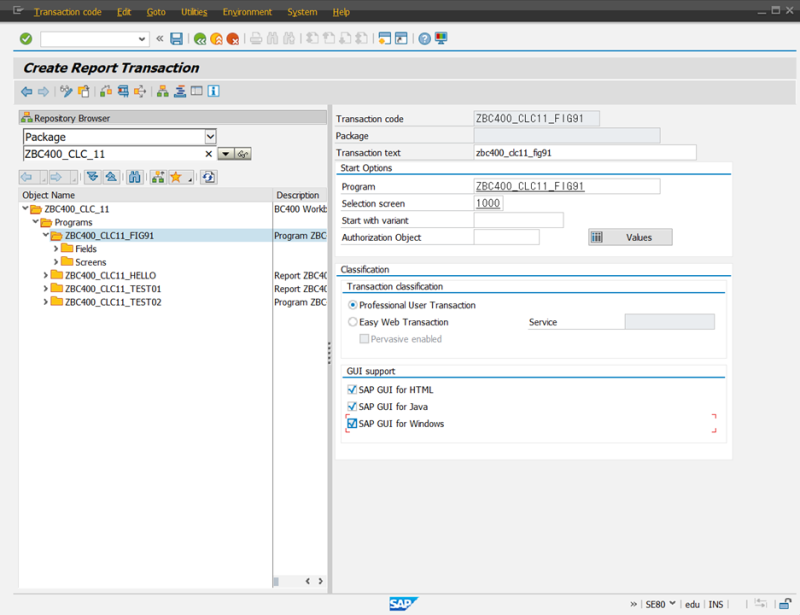 [ABAP] 트랜잭션 생성 / Request Release / 데이터 타입 / Text Symbols : 네이버 블로그