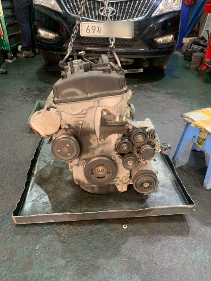 HG 2.4 GDI 엔진오일 감소, 엔진 소음, 엔진보링, 메탈베어링 교체 ,크랭크샤프트 교체 : 네이버 블로그