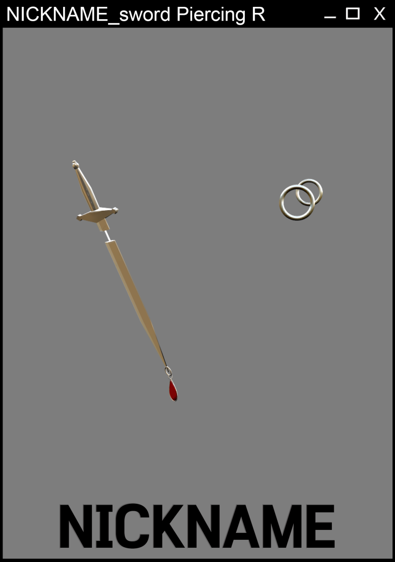 [CAS] sword Piercing (L&R) : 네이버 블로그