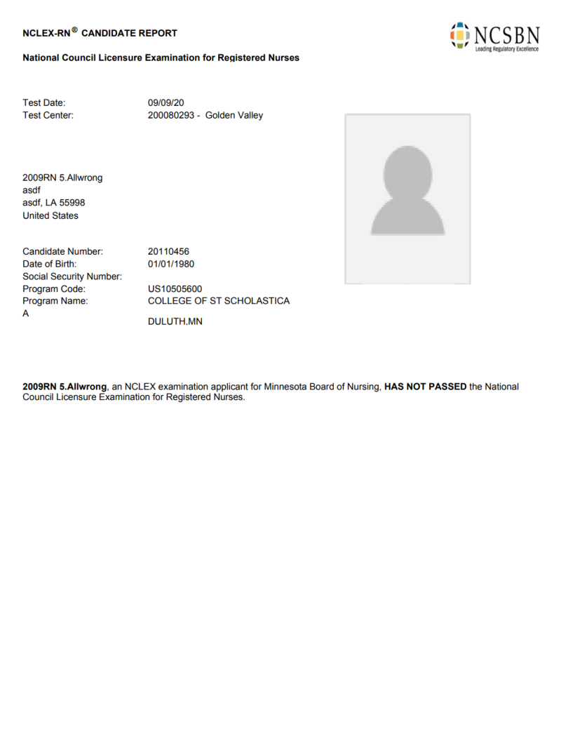 [2021/06/27] 엔클렉스 시험 - NCLEX시험에 불합격 했을 때, ★NCSBN으로 부터 받게되는 'CPR' 및 ...