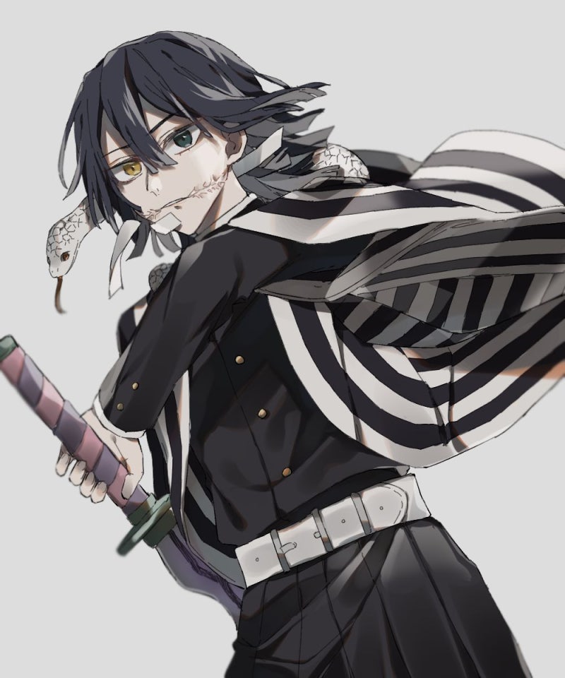 [귀멸의 칼날] 이구로 오바나이 일러스트 : 네이버 블로그