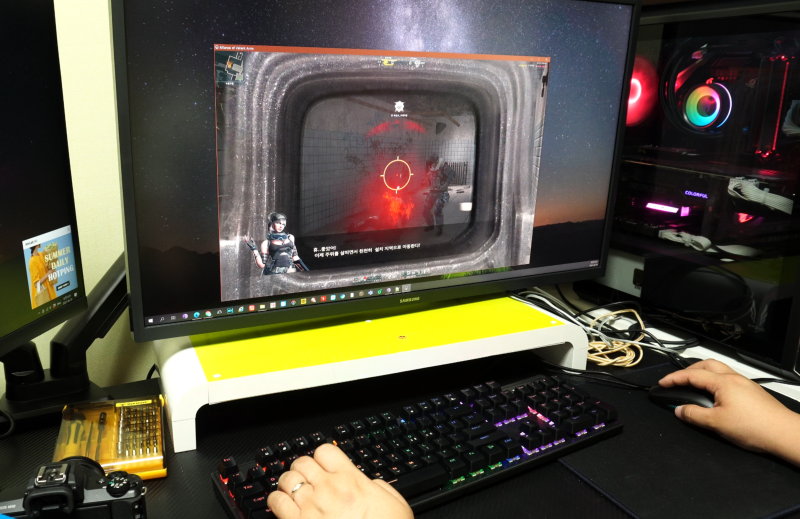 무빙 LED로 예쁜 ABKO K560 가성비 기계식키보드 : 네이버 블로그