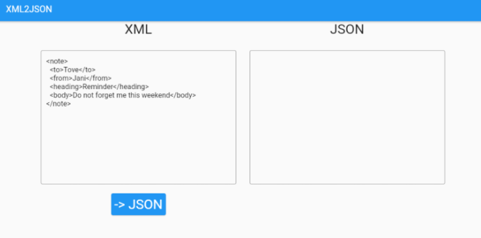 xml to json, json to xml 변환 사이트 : 네이버 블로그