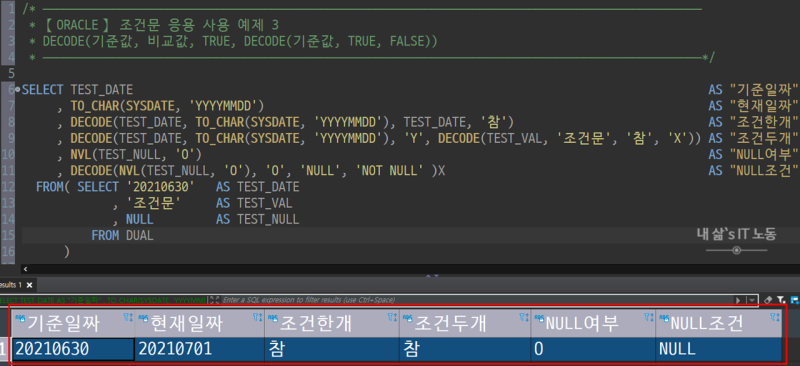 SQL 조건(IF,DECODE,CASE) 함수 MySQL과 Oracle 차이점과 사용 법 : 네이버 블로그