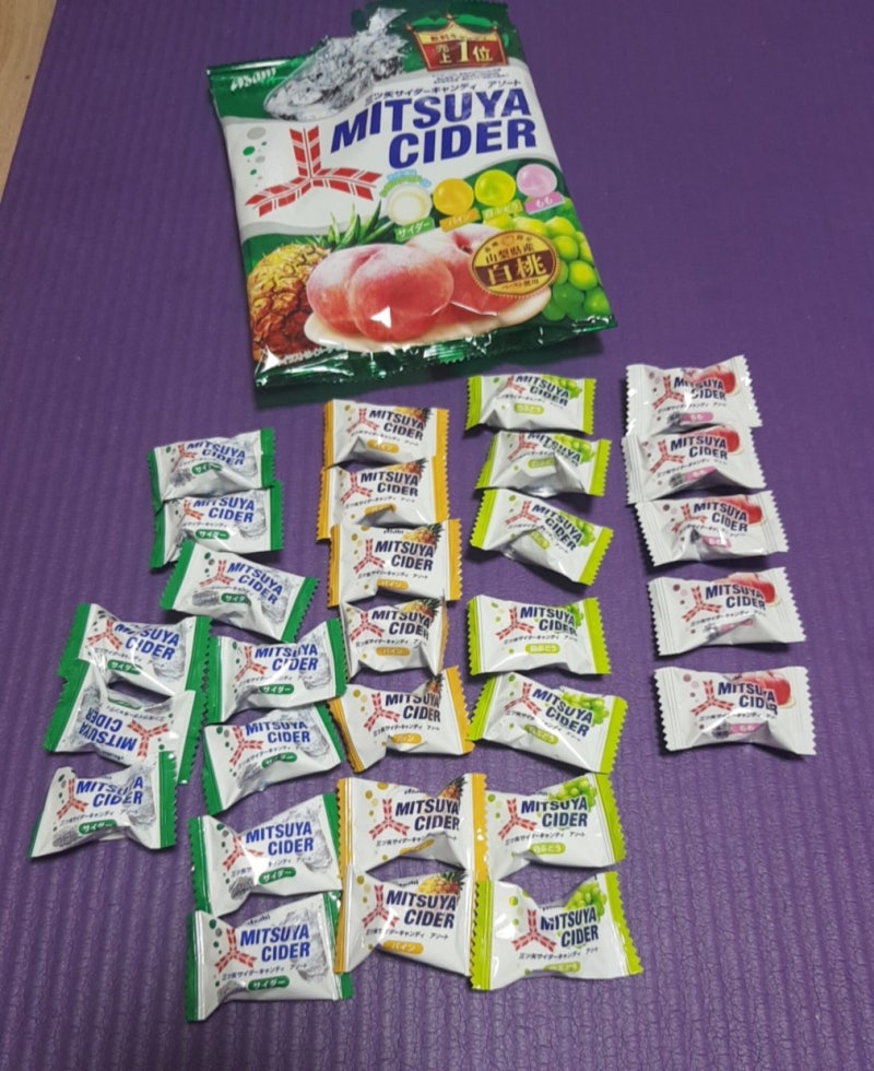 [일본 디저트] 아사히 미츠야 사이다 캔디 후기 (Asahi MITSUYA CIDER CANDY) + 최신정보 : 네이버 블로그