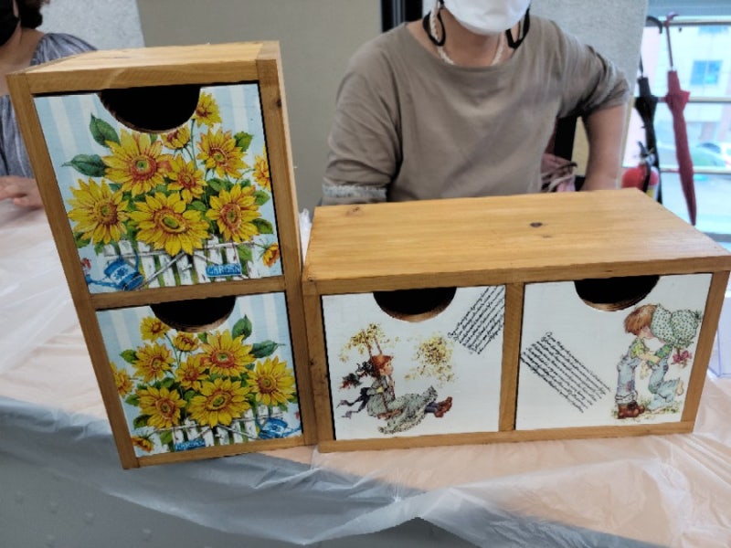 광주전남냅킨공예치매안심센터 자원봉사자 힐링수업 네이버 블로그
