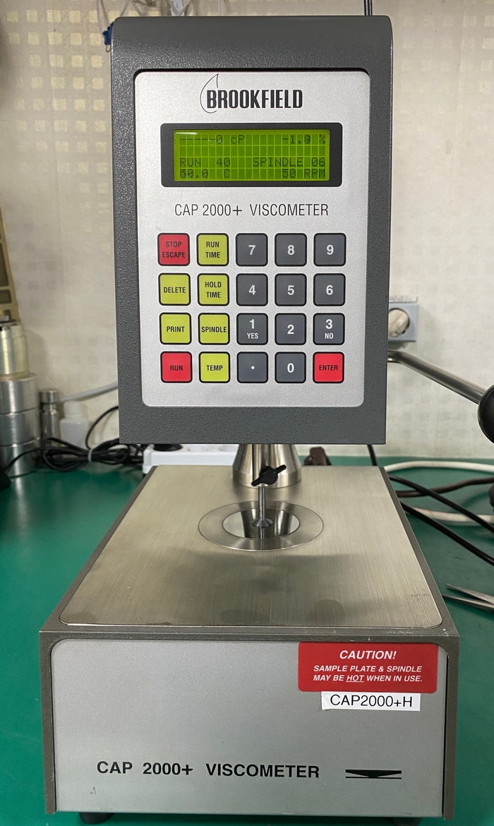 BROOKFIELD CAP 2000+H 점도계 (중고) : 네이버 블로그