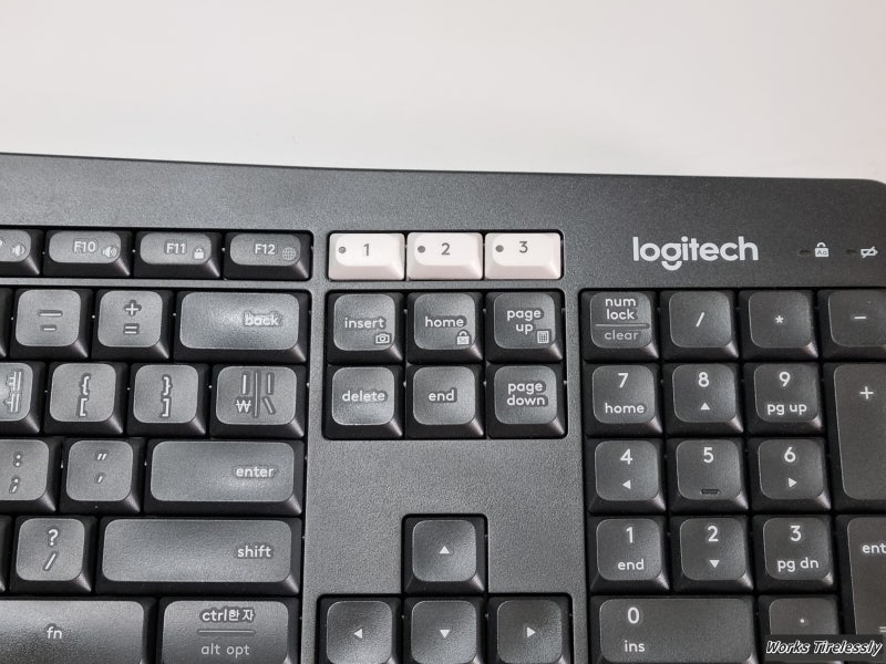 로지텍 MK850 MX KEYS 멀티페어링, 연결 방법 등 사용 설명서 : 네이버 블로그