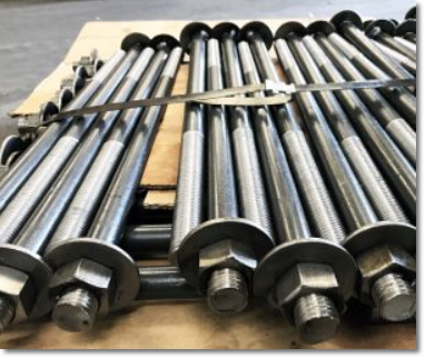 ASTM F1554 건축 기초용 앵커볼트 (앙카볼트) Anchor bolt for concrete foundations ...