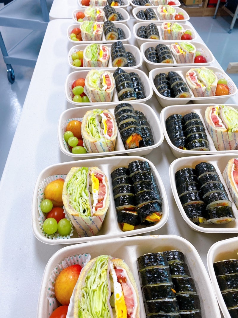단체도시락김밥도시락샌드위치 네이버 블로그