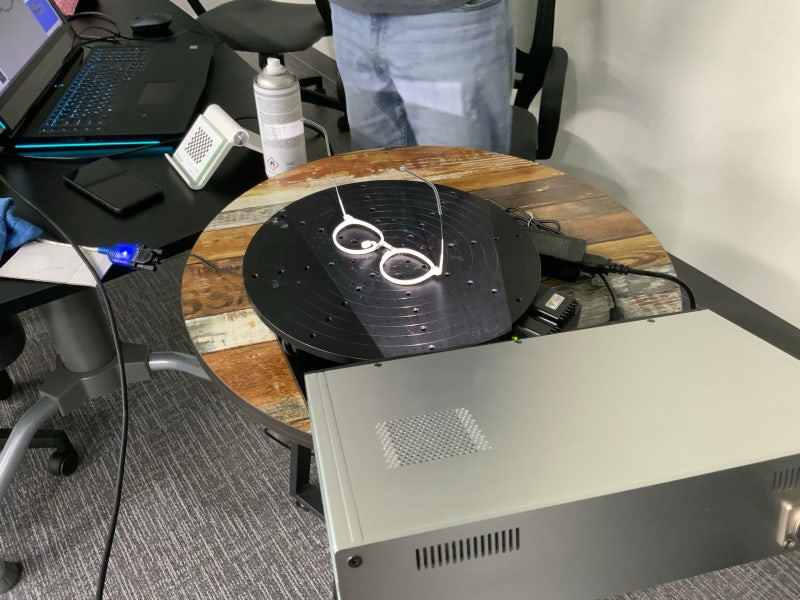 'Polyga Compact S1' 3D스캐너 - 안경테 3D스캐닝 사례 - 세컨트러스트 Polyga(폴리가) 광학식 3D스캐너 ...