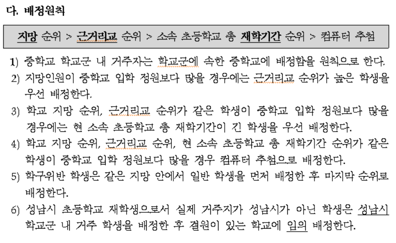 학교 배정 안내 학구도안내서비스 중학교 배정에 초등학교가 중요한 이유 내정중학교 네이버 블로그