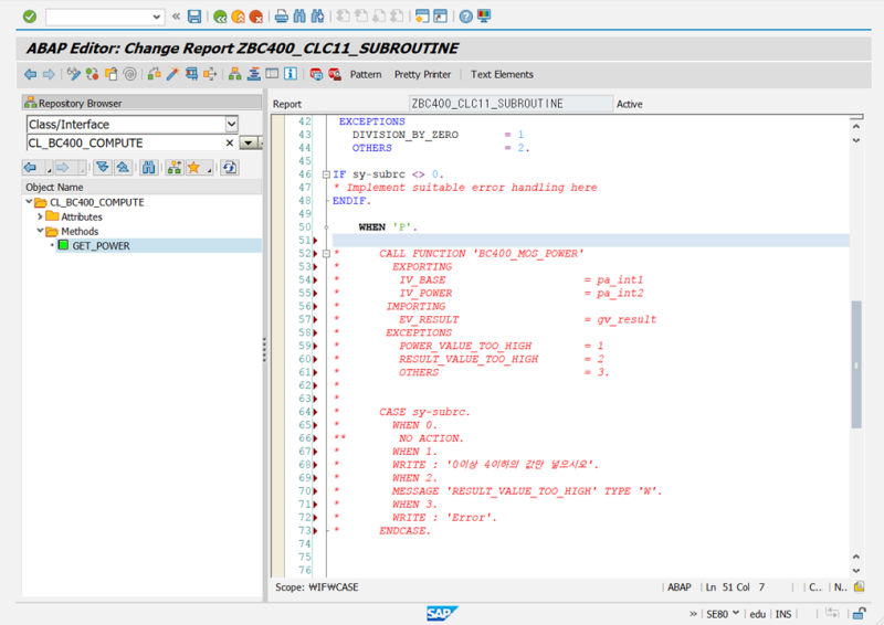 [ABAP] Global Class / Static Method / Instance Method : 네이버 블로그
