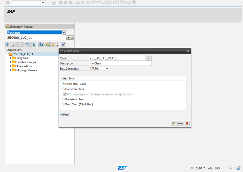 [ABAP] Global Class / Static Method / Instance Method : 네이버 블로그