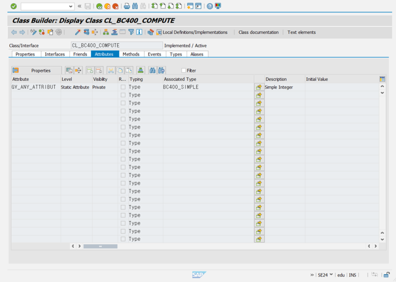 [ABAP] Global Class / Static Method / Instance Method : 네이버 블로그