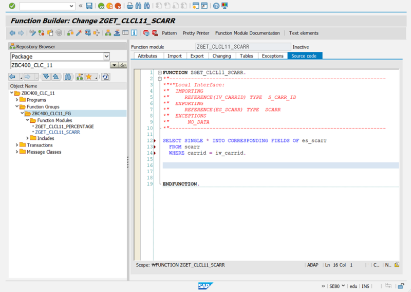 [ABAP] Function Module : 네이버 블로그