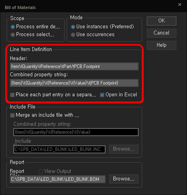 OrCAD Capture 사용법: 10.부품 명세서 출력하기 Generate BOM(Bill of Materials) : 네이버 블로그
