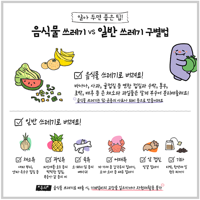 옥수수 껍질 분리수거음식물 쓰레기 일반 쓰레기 네이버 블로그
