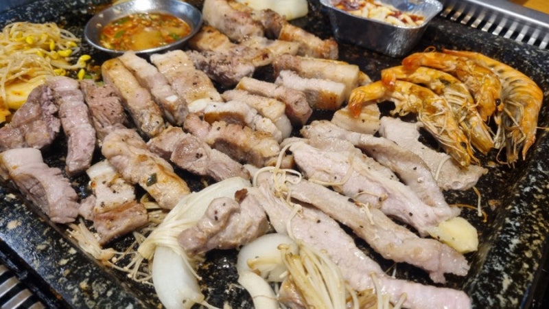 춘천 석사동 맛집 스무숲 돌판집 온가족 회식장소 굿 네이버 블로그