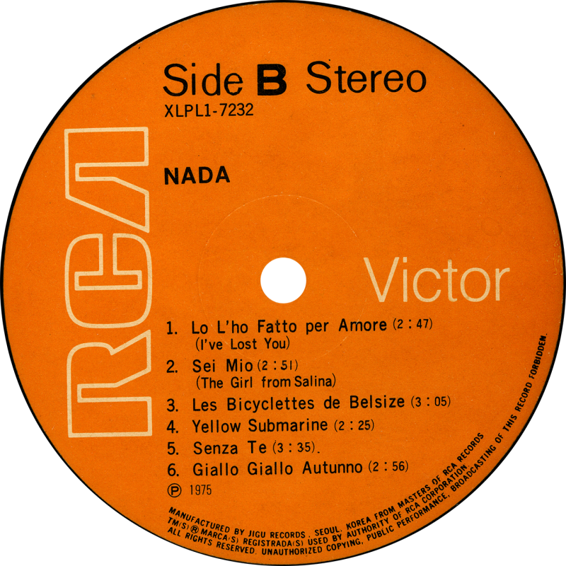 [LP복각음원] 나다(Nada Malanima) - 마음은 집시(Il Cuore E Uno Zingaro) 악보 : 네이버 블로그