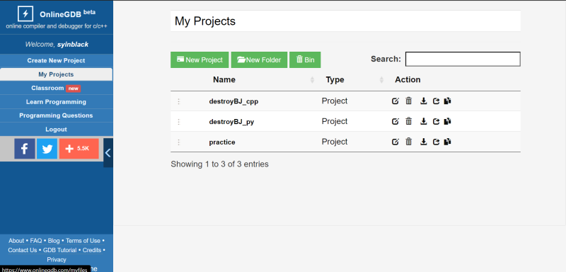 onlineGDB [온라인 개발 환경][웹 IDE] : 네이버 블로그