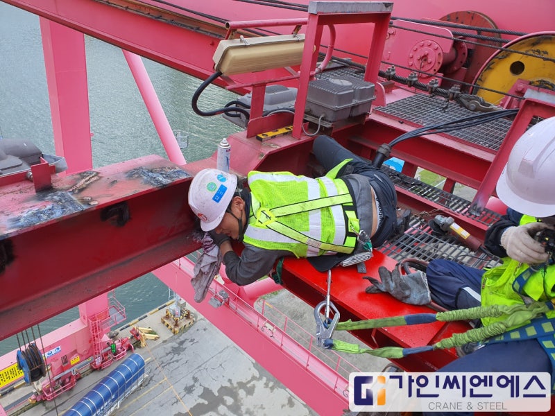 RMQC (Rail Mounted Quay Crane) 케이블릴 교체공사 : 네이버 블로그