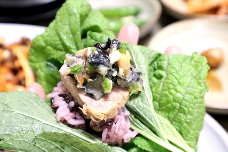 담양 맛집 보자기 곰보배추 우렁쌈밥 정식 맛있어요 네이버 블로그