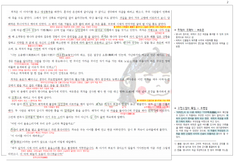 최척전조위한 해설과 기출문제 오늘의국어 네이버 블로그