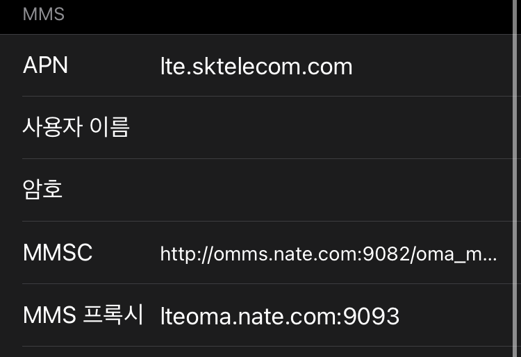 티플러스 tplus eSIM 가입하면 잊지말자 데이터 MMS APN 설정 : 네이버 블로그