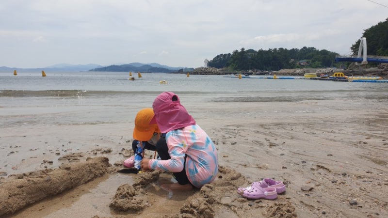 사천여행 남일대 해수욕장 즐기기 네이버 블로그