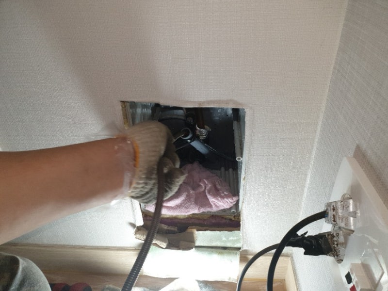 아파트스탠드 에어컨공용 배관 막힘 1층세대 에어컨드레인배관역류 통수작업 네이버 블로그