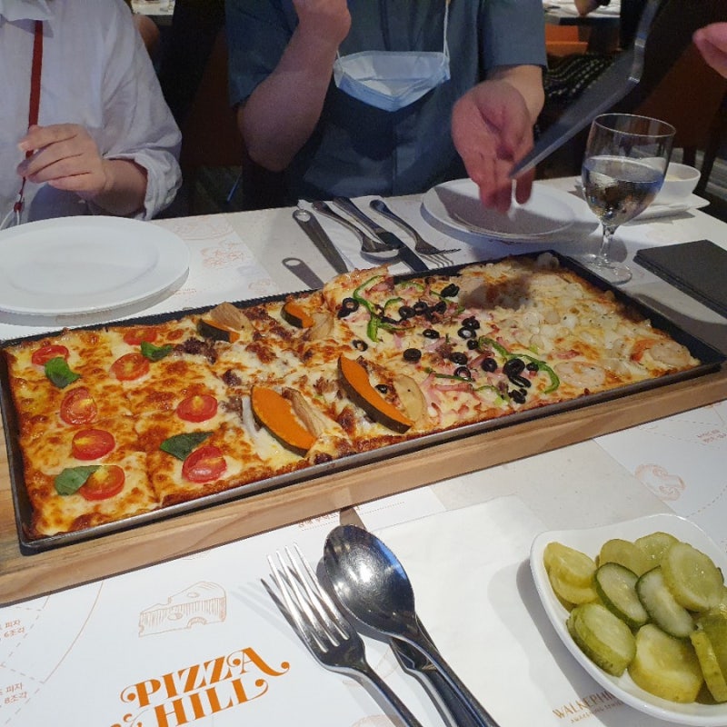비스타 워커힐 서울 피자힐 리뷰 한강뷰가 보이는 피자 맛집🍕 네이버 블로그